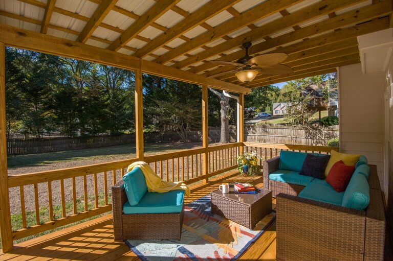 Open Porches for Georgia Homes North of Atlanta